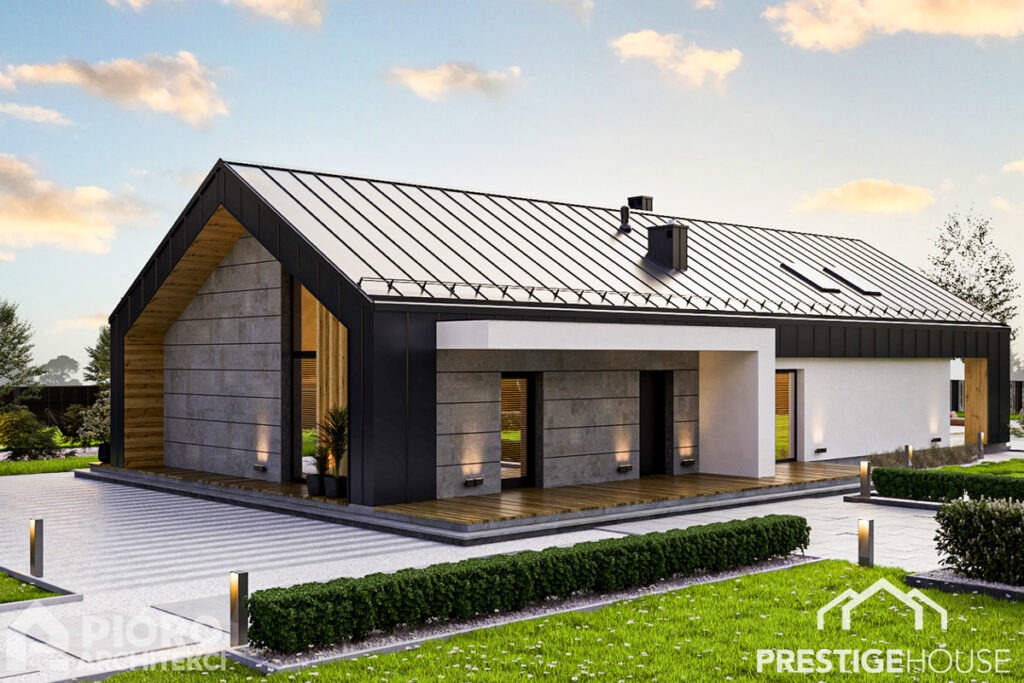 Domy szkieletowe pod klucz, prefabrykowane, nowoczesne - Prestige House