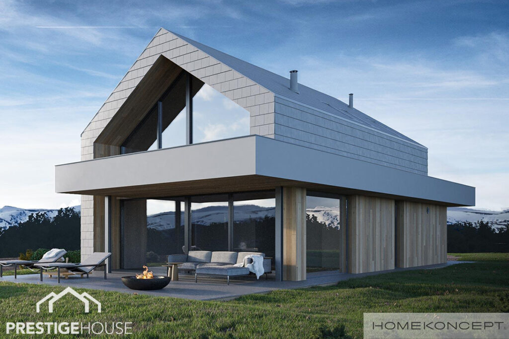 Domy szkieletowe pod klucz, prefabrykowane, nowoczesne - Prestige House